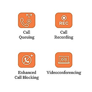 Ooma 2602W Wi-Fi IP Desk Phone. Works only with Ooma Office Cloud-Based VoIP Phone Service with Virtual Receptionist, Desktop and Mobile app, Videoconferencing. Subscription Required.