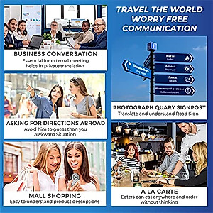DoDoDuck 3 Language Translator Device, Offline Translation, No WiFi Needed, Offline 2 Way Translation in 12 Languages,109 Online, Bluetooth | Integrated AI Assistant……