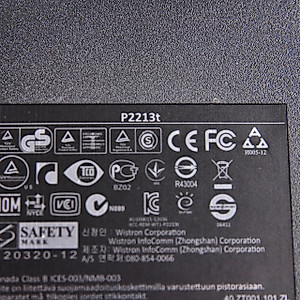 Dell P2213 Professional 22'' LED-Backlit LCD Monitor, Black