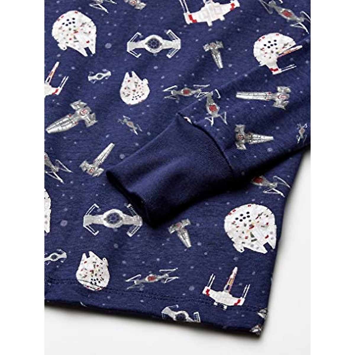 Amazon Essentials Disney | Marvel | Star Wars Boys' Pajama Set (Previously Spotted Zebra), Pack of 2, Star Wars, 8