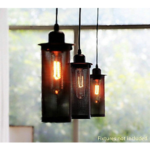 Royal Designs LB-2001-2 Clear Edison Incandescent Vintage Style 60-Watt T10 E26 120V Light Bulb, 2 pack