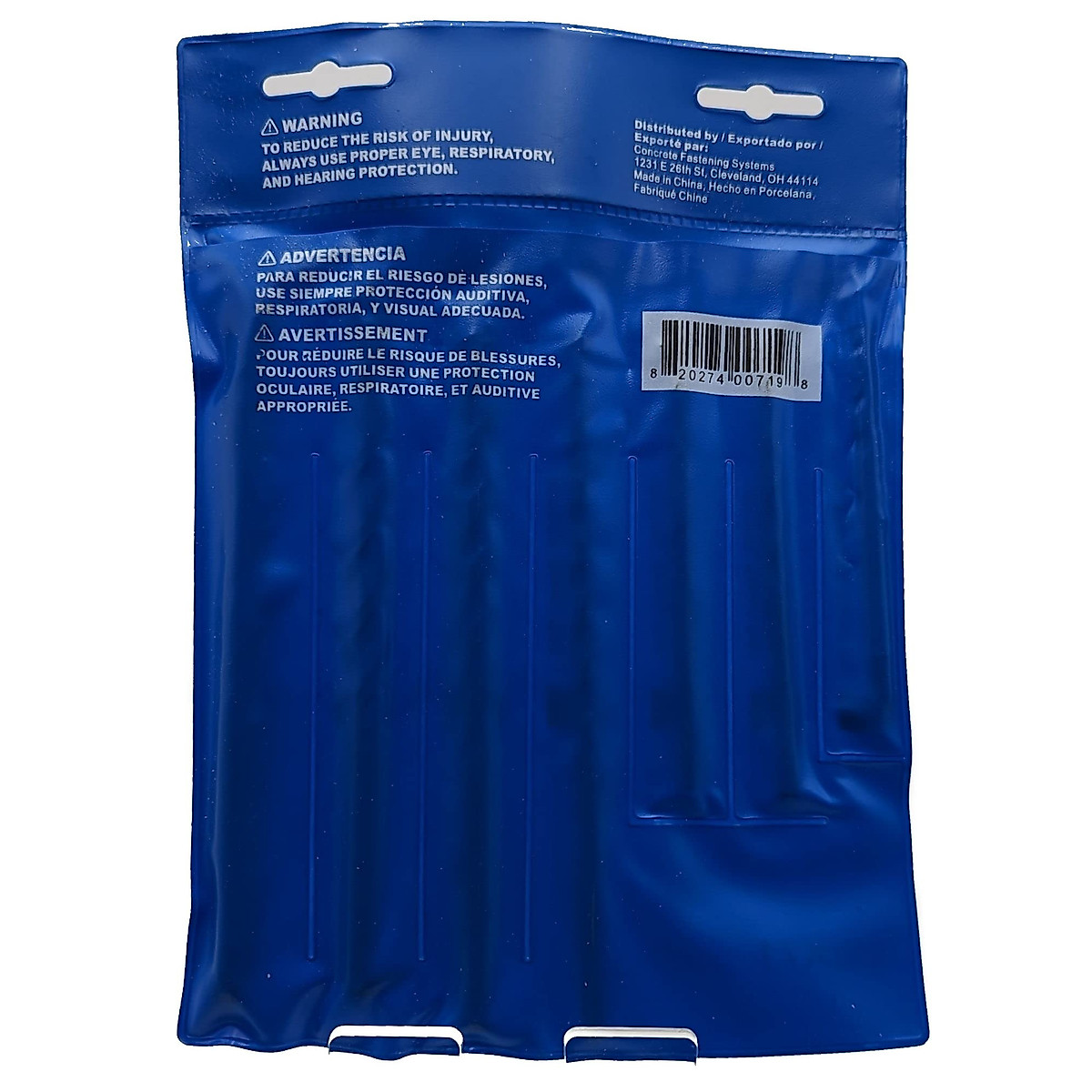 CONFAST Masonry Drill Bit 7 Piece Set, for use with Brick, Block, Concrete and Cement