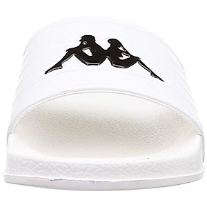 Kappa Unisex Soccer Shoe, White Black, 7 US Women