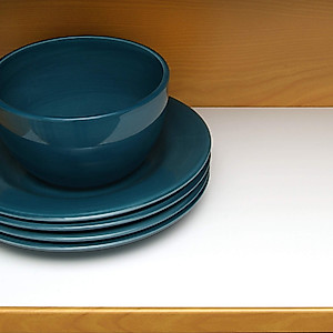 Con-Tact Brand Creative Covering, Self-Adhesive Shelf Liner, Multi-Purpose Vinyl Roll, Easy to Use and Apply, 18'' x 9', White