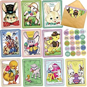 ceiba tree Funny Birthday Cards for Women Happy Birthday Greeting Cards Assorted Blank Notes Card with Envelopes and Stickers