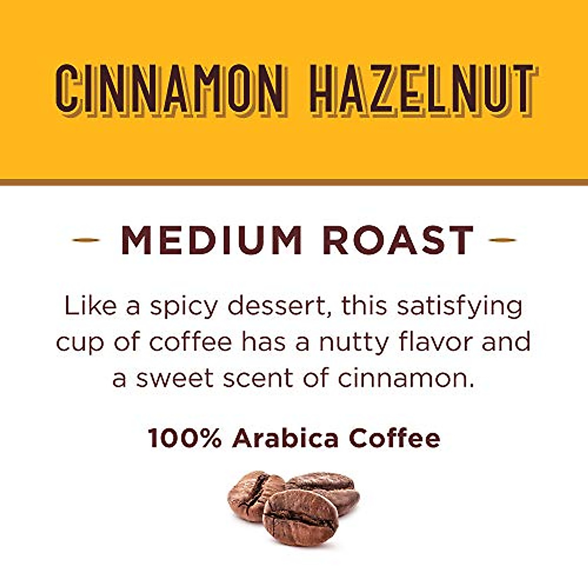 Don Francisco's Hazelnut Flavored K-Cup, Cinnamon, 12 Count