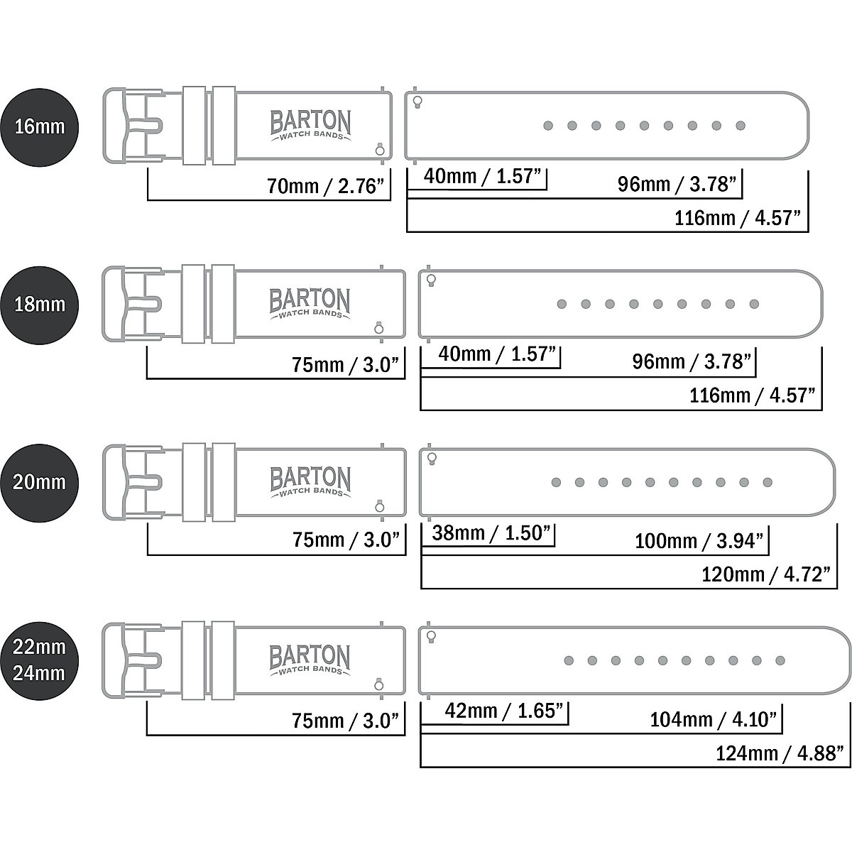BARTON WATCH BANDS 16mm Happy Yellow Soft Silicone Quick Release Straps