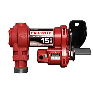 Fill-Rite FR1204H 12 V 15 GPM Fuel Transfer Pump (Pump Only Model) | Gasoline, Diesel, Kerosene, Ethanol Blends, Methanol Blends, & Biodiesel