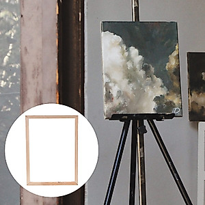 1 Set Canvas Frame Oil Painting Base Frame Practical Oil Canvas Stretcher Canvas Supporting Frame DIY Frame Bars Frame for Oil Paintings DIY Canvas Stretcher Canvas Stretched Frame
