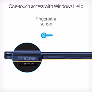 ASUS ZenBook Flip S Touchscreen Convertible Laptop, 13.3” Full HD, 8th Gen Intel Core i7 Processor, 16GB DDR3, 512GB SSD, Backlit KB, Fingerprint, Windows 10 Pro - UX370UA-XH74T-BL, Royal Blue