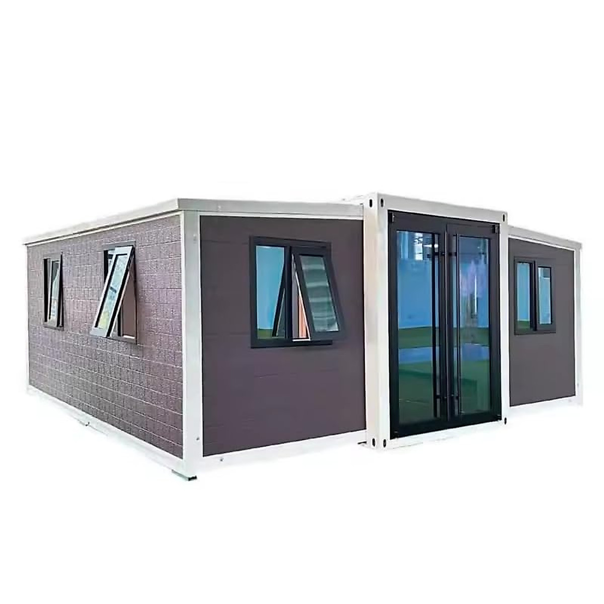 Luxury Portable Prefabricated Tiny Home. Mobile Expandable Portable House with 2/3 Bedrooms 1 Bathroom 1 Living Room &1 Kitchen. Foldable House, Container Home - 30ft