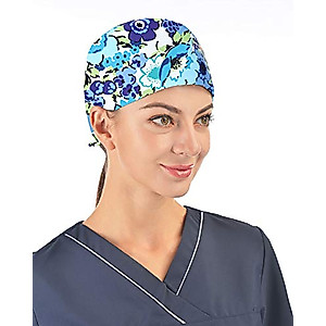 Kousenpu Adjustable Hat Working Head Cover Cap with Sweatband, Comfortable Durable for Women & Men, One Size