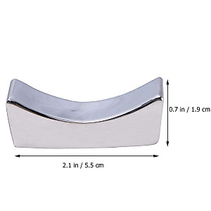 Hemoton 2pcs Chopsticks Rest Stainless Steel Utensil Rest Holder Kitchen Spatula Rest Spoon and Fork Rest Holder Chopsticks Holder Rest Kitchen Tableware Rest Forks Stand Spoon Rest Metal