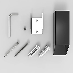 NINETREX Black Towel Hooks Matte Black Robe Hook, Modern Towel Hooks SUS 304 Stainless Steel Heavy Duty Wall Hooks Waterproof for Bathroom Bedroom Entryway Coat mudroom Garage, Wall Mounted 4 Pack