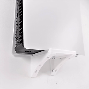 3D Cabin PS5 Wall Mount Wall Bracket Holder Stand for Play Station 5 Digital White Right