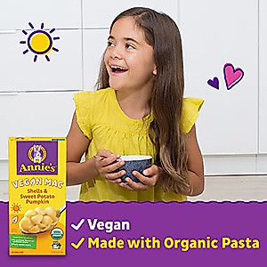 Annie's Organic Vegan Mac, Shells and Sweet Potato Pumpkin, 6 oz (Pack of 12)