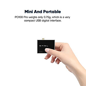 SMSL PO100 PRO MQA DDC XMOS XU316 Digital to Analog Audio Converter Type-C USB Input IIS/Optical/Coaxial Output Mini Portable USB Interface Converter for Phone/TV/PS3/PS4/PS5