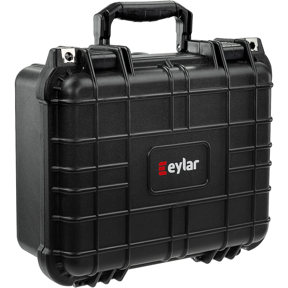 Eylar Hard Gun Case Water & Shock Proof With Foam TSA Approved 13.37 Inch 11.62 Inch 6 Inch Black (Black)