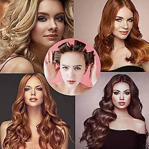 Hair Rollers, 12 Pack Salon Hair Dressing Curlers Self Grip, Hair Curlers for Long Hair, DIY Curly Hairstyle, Colors May Vary, Large