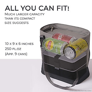 Bentoheaven Premium Bento Lunch Box with Insulated Lunch Bag - Includes Sauce Cup, Divider, Cutlery & Chopsticks - Made of Durable Aluminum and Foam