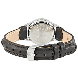 Timex Women's T41181 Expedition Field Mini Black/Brown Nylon/Leather Strap Watch