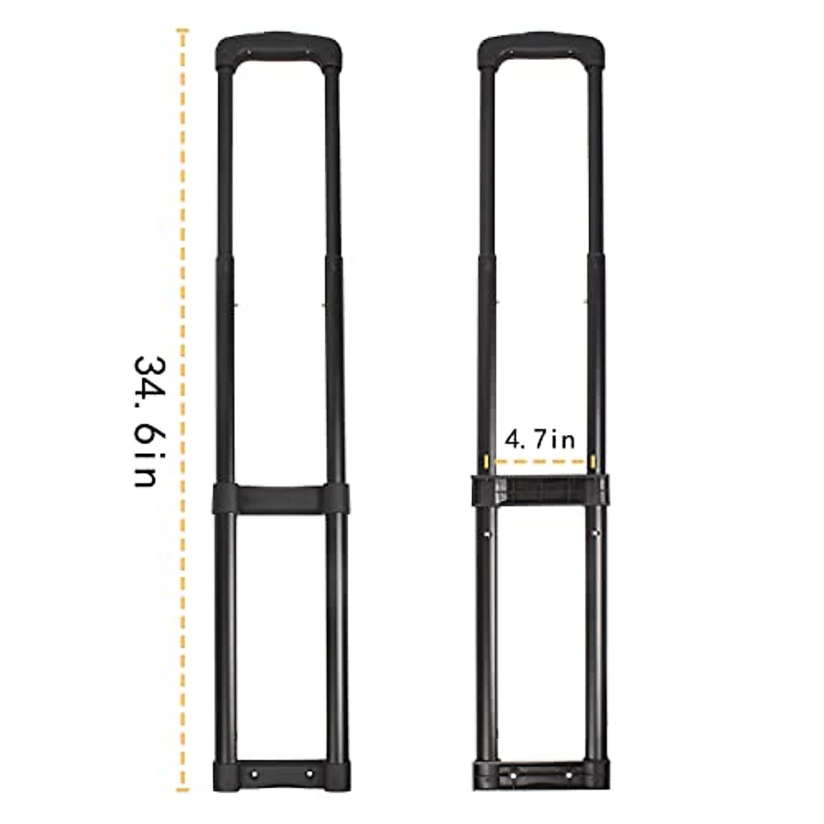 HQAPR Telescoping Handle for Ice Cube 60 Qt Roller Cooler, Replacement Igloo Cooler 60 Qt Telescopic Handle, Igloo Cooler Replacement Parts Kit