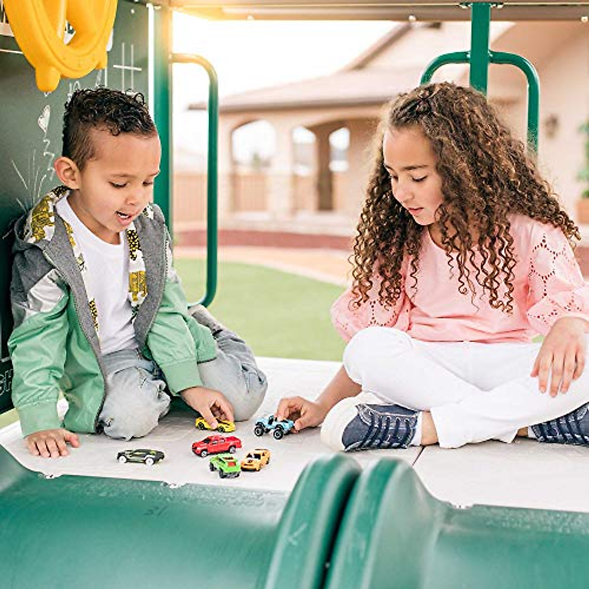 Lifetime 90797 Big Stuff Adventure Swing Set, Brown/Green