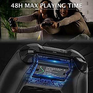 Smatree Rechargeable Battery Compatible with Xbox Series X|S/Xbox One/Xbox One S/Xbox One X/Xbox One Elite Wireless Controller, 3 Pack Batteries with Charger