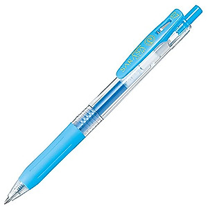 ZEBRA Sarasa Clip Gel Ink Ballpoint Pen, 0.7mm, 10 Color Set (JJB15-10CA)