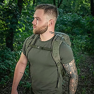 M-Tac Elite Tactical Backpack 25L Gen.II - Army Military Style Daypack Bag with Molle (Olive)