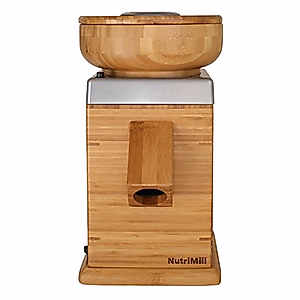 NutriMill Harvest Stone Grain Mill, 450 Watt - Silver