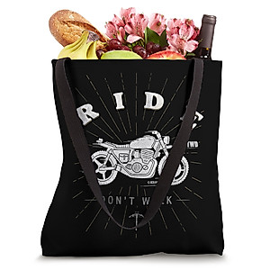 The Walking Dead Daryl Ride Don't Walk Tote Bag