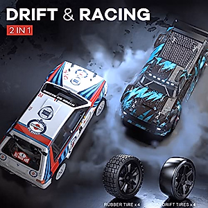 TesPower MJX Hyper Go 14302 Brushless RC Drift Car,1/14 2.4G RTR Remote Control Car for Adult,4WD Off-Road Racing Car,42KM/H High Speed All-Road Electric Hobby Toy Truck