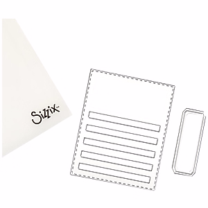 Sizzix, Multi Color, Thinlits Die Set , Stitched Slots by Tim Holtz, 2 Pack, One Size, 2 Count