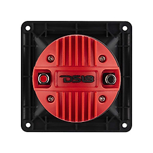 DS18 PRO-DR1PK44 1" Twist On Throat Compression Driver with 1" Phenolic Voice Coil and PRO-H44/BK Horn 240 Watts 8-ohm
