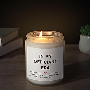 Officiant Gifts for Wedding Day, Wedding Officiant Gift, Gifts for Wedding Officiant - Scented Candles, Best Officiant Ever Gift, Officiant Proposal Gift