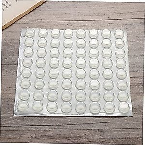 Ciieeo 128 Pcs Cabinet Door Pads Cupboard Bumper Pads Cabinet Stoppers Rubber Silicone Bumpers Cabinet Door Bumpers Cabinet Bumpers Clear Door Stopper Clear Bumpers Car Door Wall Door