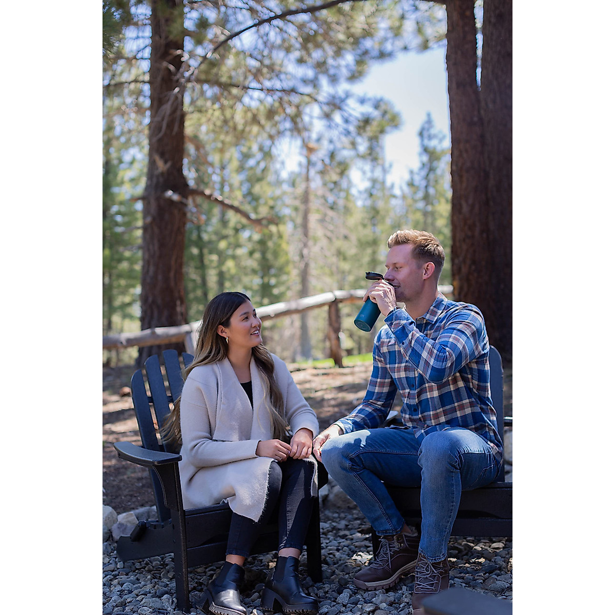 Simple Modern Insulated Thermos Travel Coffee Mug with Snap Flip Lid | Leakproof Reusable Stainless Steel Tumbler Cup | Gifts for Women Men Him Her | Kona Collection | 16oz | Cream Leopard