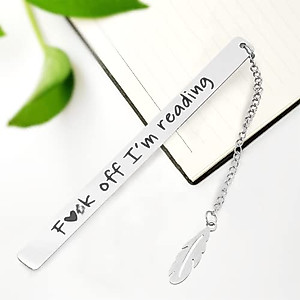 Funny Bookmarks for Women, Book Accessories for Reading Lovers Men Writers Friends Teachers Coworker Family Teens Boys Girls, Inspirational Reading Gifts for Christmas New Year Birthday Graduation