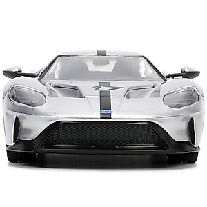 Jada Toys Big Time Muscle 1:24 2017 Ford GT Die-cast Car, Toys for Kids and Adults