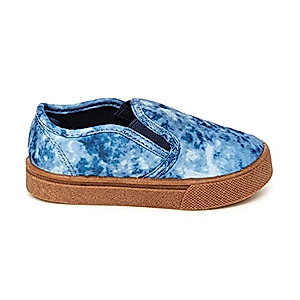 OshKosh B'Gosh Boy's Qiano Slip-On Shoe, Tiedye, 10 Toddler