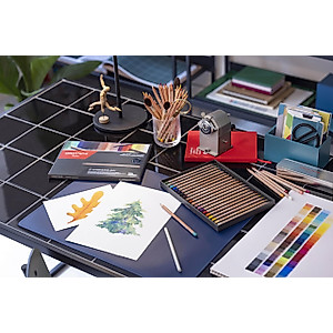 Caran d'Ache Luminance 6901 Box of 100 Individual Coloured, Artists, Colour Coded Pencils & 1 Full & 1 Pencil Blender