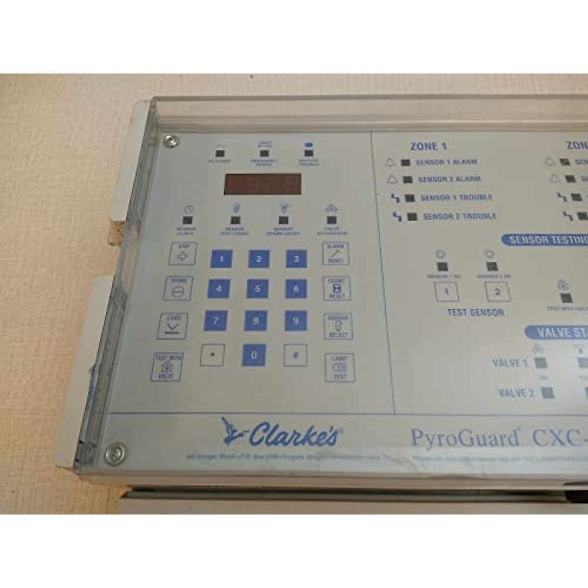 Used Compatible with Clarks PyroGuard CXC-2 System Console Controller Compatible with Box