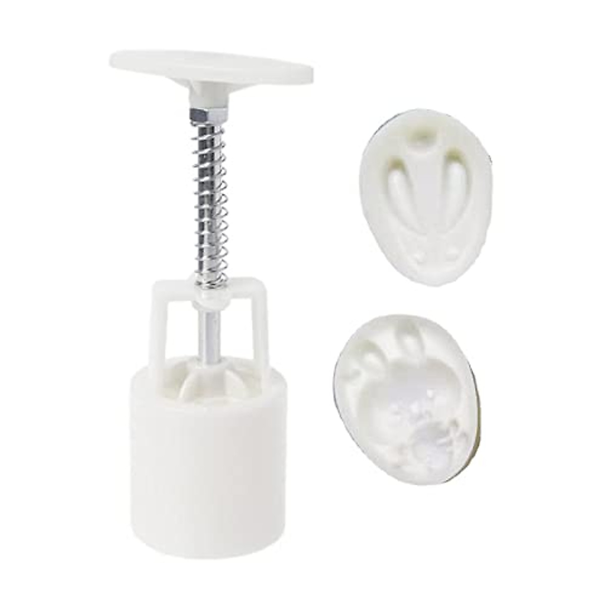 BYNNIX Mooncake Mold, Cute Rabbit Shaped Mooncake Molds Mooncake Moulds DIY Gadgets for Mid-Autumn Festival