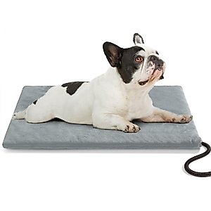 JLSAME Pet Heating Pad for Cat & Dog Outdoor, Indoor Warming Heated Mat Pad, Waterproof Heated Dog Cat Bed with Chew Resistant Cord for Outside, Pet Heater Warmer Blanket for Puppy & Kitten