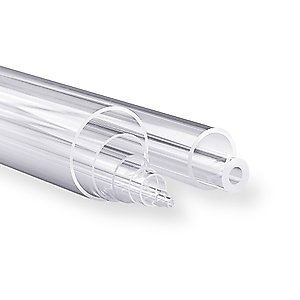 Technical Glass Products 1029OQL0Y43 Fused Quartz Tubing, 22 mm Inner Diameter x 25 mm Outer Diameter, 48" Length