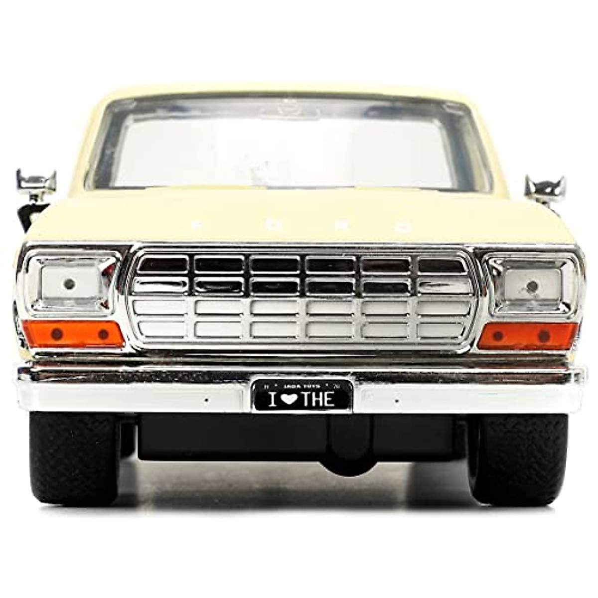 New Jada Compatible with 1979 Ford F-150 Pickup Truck Cream I Love 70's 1/24 Diecast Model Car by Jada 31609