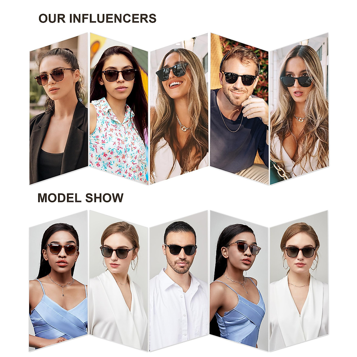 SOJOS Retro Vintage Square Polarized Sunglasses for Women Men UV Protection Lens TR90 Frame Sunglasses SJ2112 with Black Frame/Grey Lens