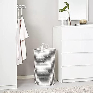 Ikea KLUNKA Laundry bag, 60 l [white/black]