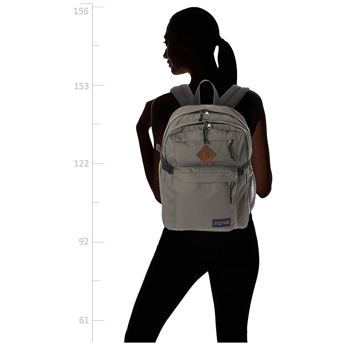 JanSport JS0A4QUL7H6 Main Campus Graphite Grey